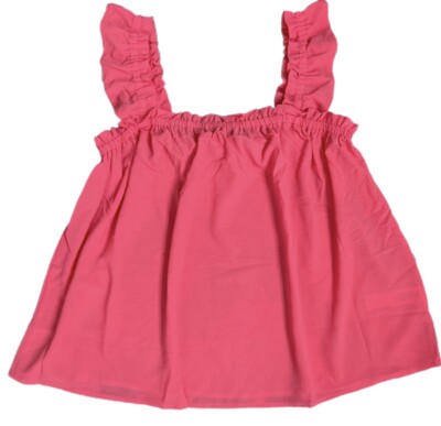 3xl LuLaRoe Daisy Tank ruffle straps solid pink fit 26/28 crepe ...