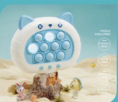 Blue Cat Push Button Puzzle Console Challenge Game Multiplayer mode ...