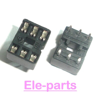 240 PCS 6 PIN 6PIN DIP6 6P 2.54MM IC Sockets Adaptor Solder Type NEW | eBay