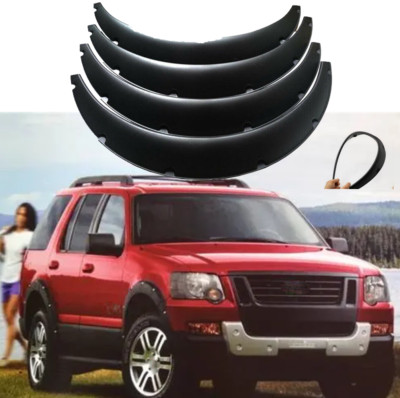 4X Fender Flares Flexible Wide Body Kit Wheel Arches 4.5" For Ford ...