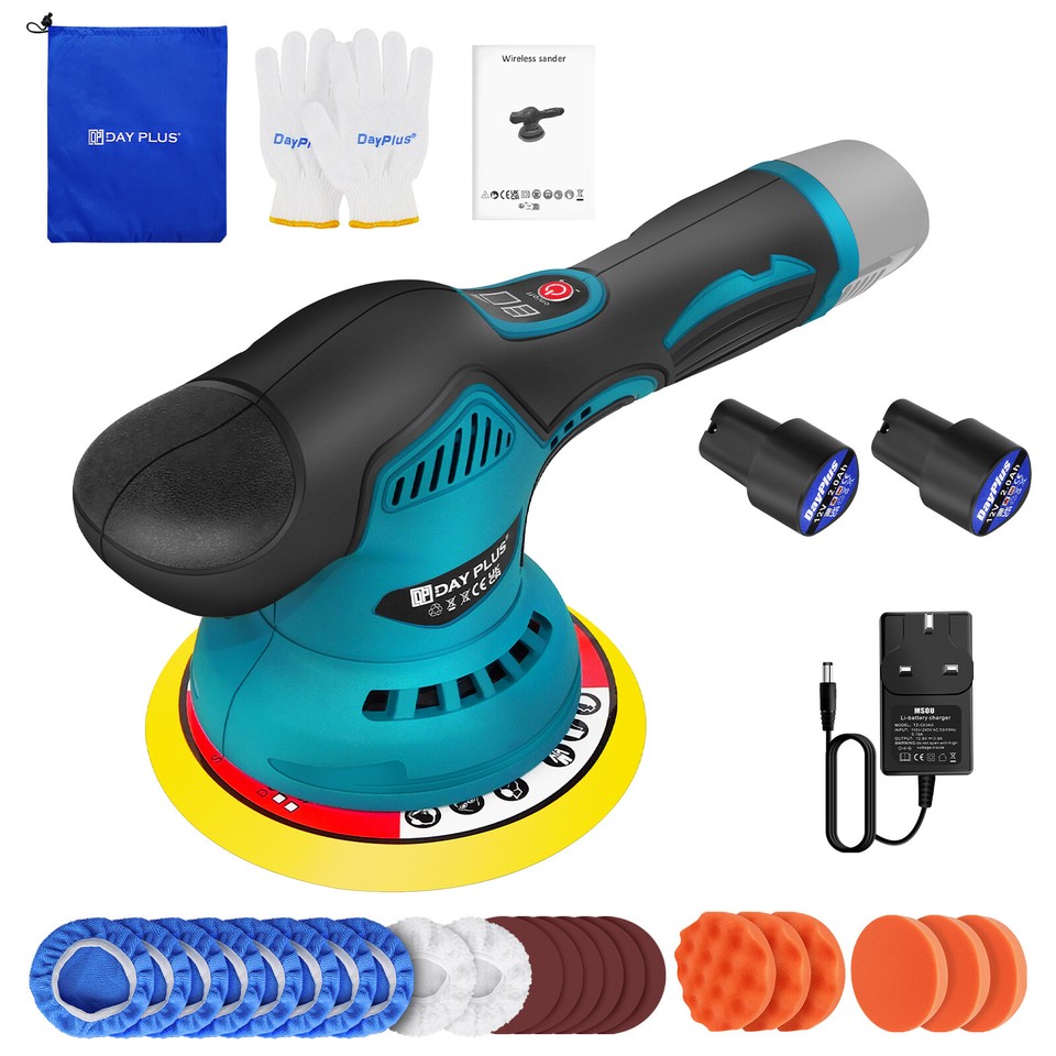 Polisher Buffer Cordless Car Polishing Machines 3000W Electric Polisher ...