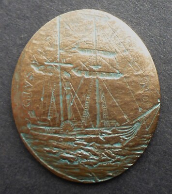 LOVE TOKEN/HOBO COINS (S.S. BEAVER PADDLEWHEELER ) 1936 CENT CAN.SHIP ...