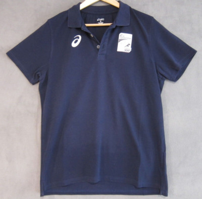 Asics Men's Polo Navy Blue 2017 London IAAF World Championships Size ...