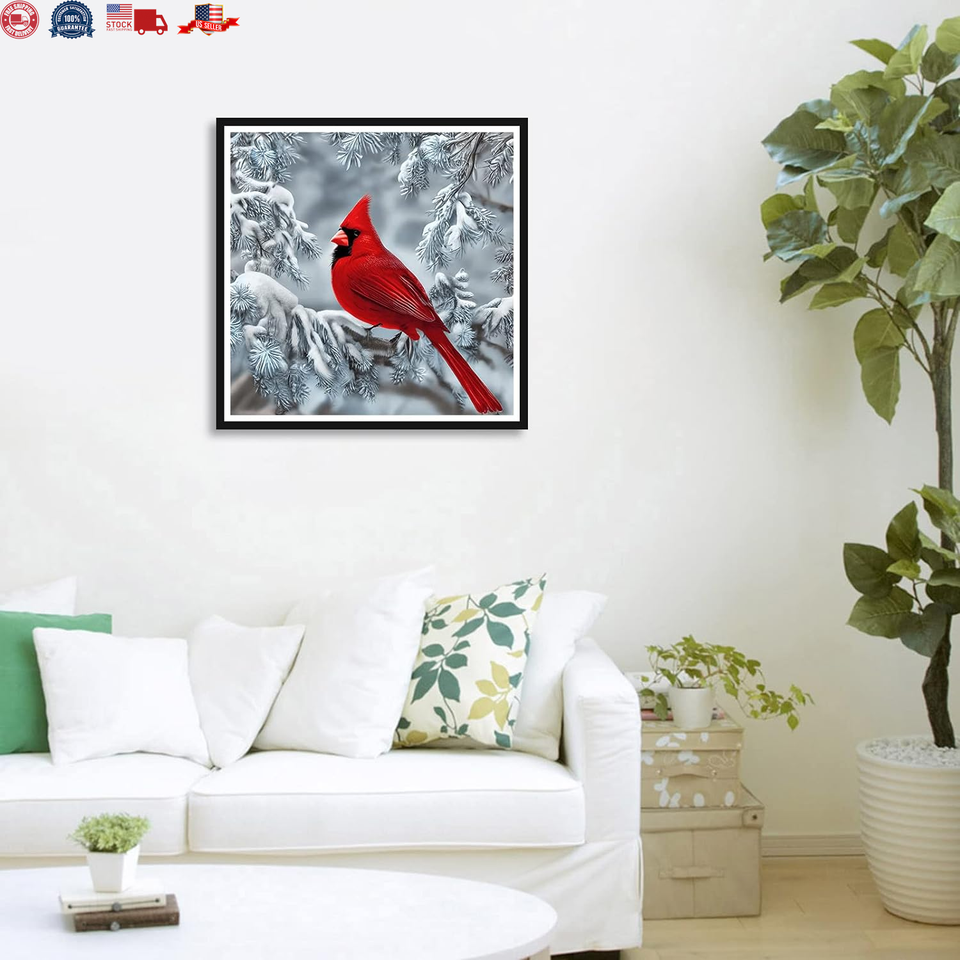 Kits for Adults, Cardinal 5D DIY Diamond Art Kits for Beginners | eBay