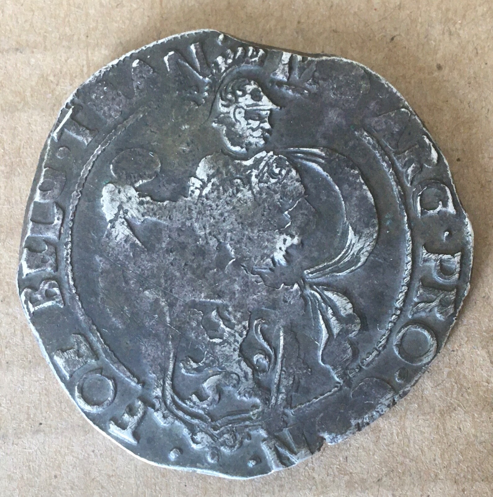 1633 Netherlands Holand OVERIJSSEL Silver Thaler Daalder Lion Coin 27 ...