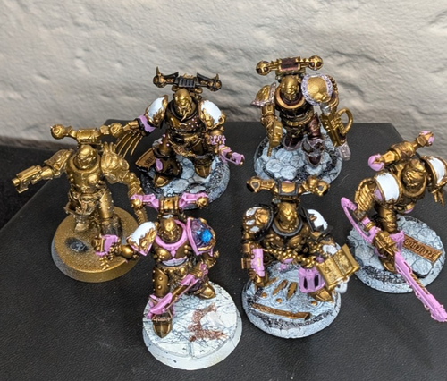 Slaanesh Chaos Space Marine Legionaries 6x 40k kitbash | eBay