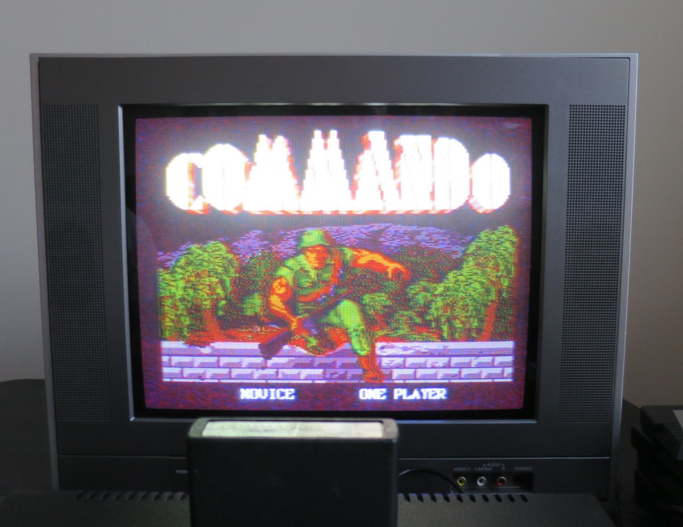 Commando Atari 7800 Cartridge 1989 CX7838 CA400065-038 Tested Working ...
