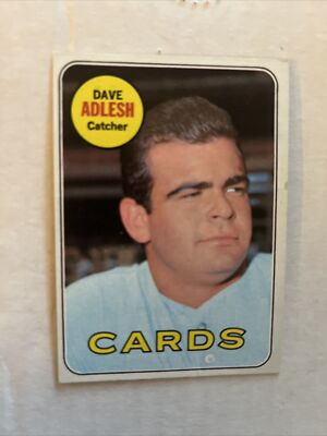 1969 Dave Adlesh St. Louis Cardinals Topps Baseball Card #341 | eBay
