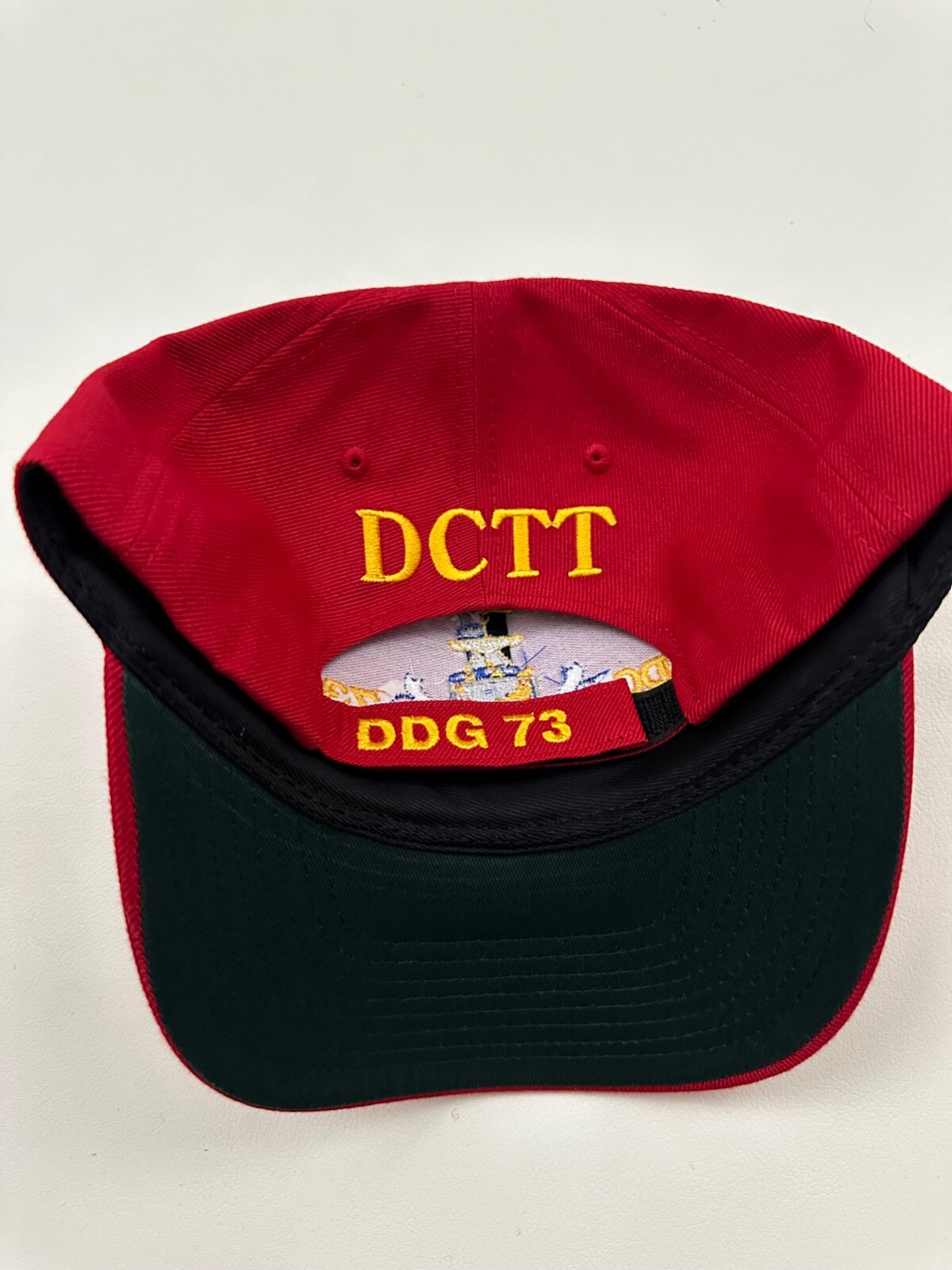 The Corps USS Decatur DDG 73 DCTT Logo Red Baseball Cap Hat One Size | eBay