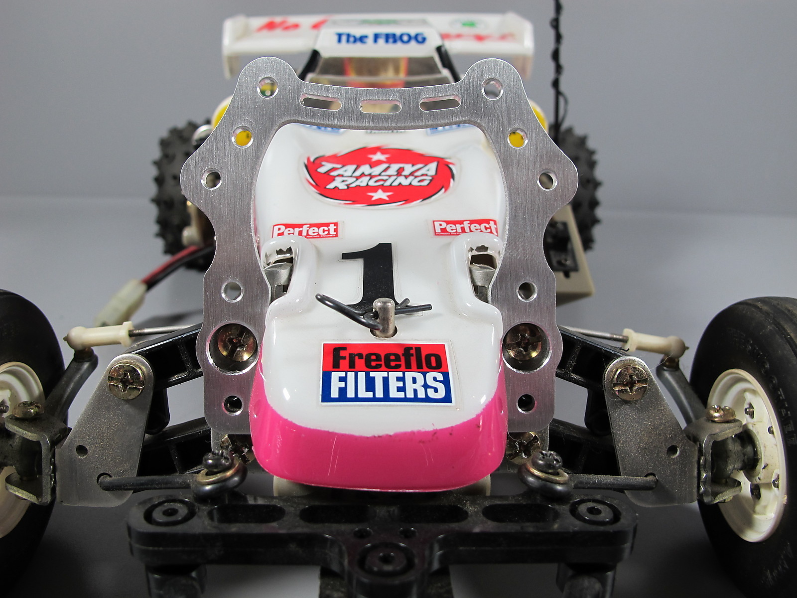 Aluminum Front + Rear Shock Mount Bracket Tamiya 1/10 RC The Frog ...