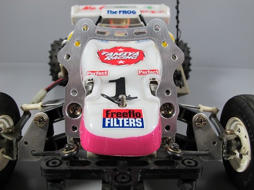 Aluminum Front + Rear Shock Mount Bracket Tamiya 1/10 RC The Frog ...