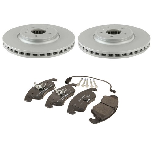 SHW Performance OEM Front 320mm Disc Rotors & Textar Pad Set Brake Kit ...