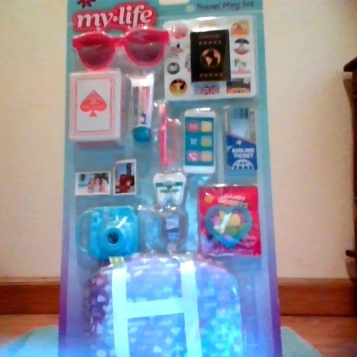 NEW GENERATION DOLL CLOTHES TRAVEL BAG SET CAMERA CELL PHONE MY LIFE AS ...