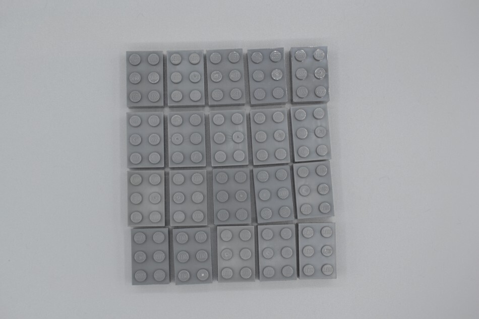 Lego 20 X Basisstein New Dark Grey Dark Bluish Gray Brick 2x3 3002 | eBay