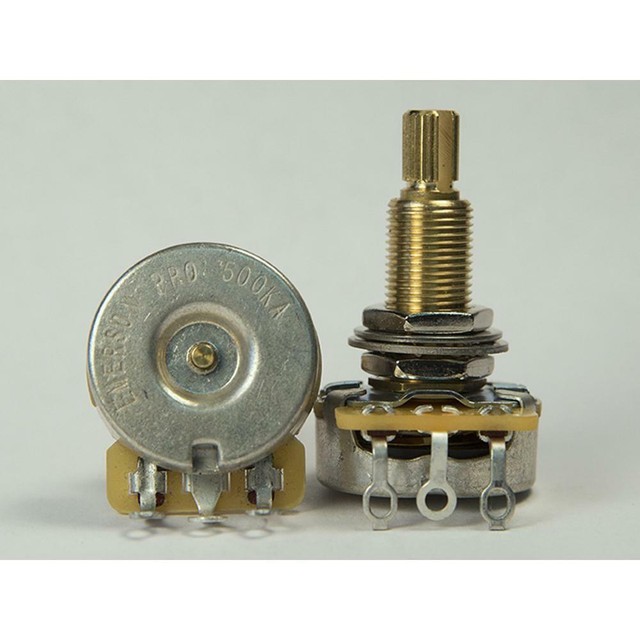 Emerson Custom Pro CTS Pots Potentiometer 500kohm Long Split Shaft for ...