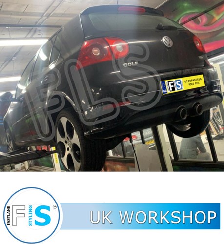 VW Golf MK5 R32 Style Exhaust System Stainless Steel Tailpipes Supply ...