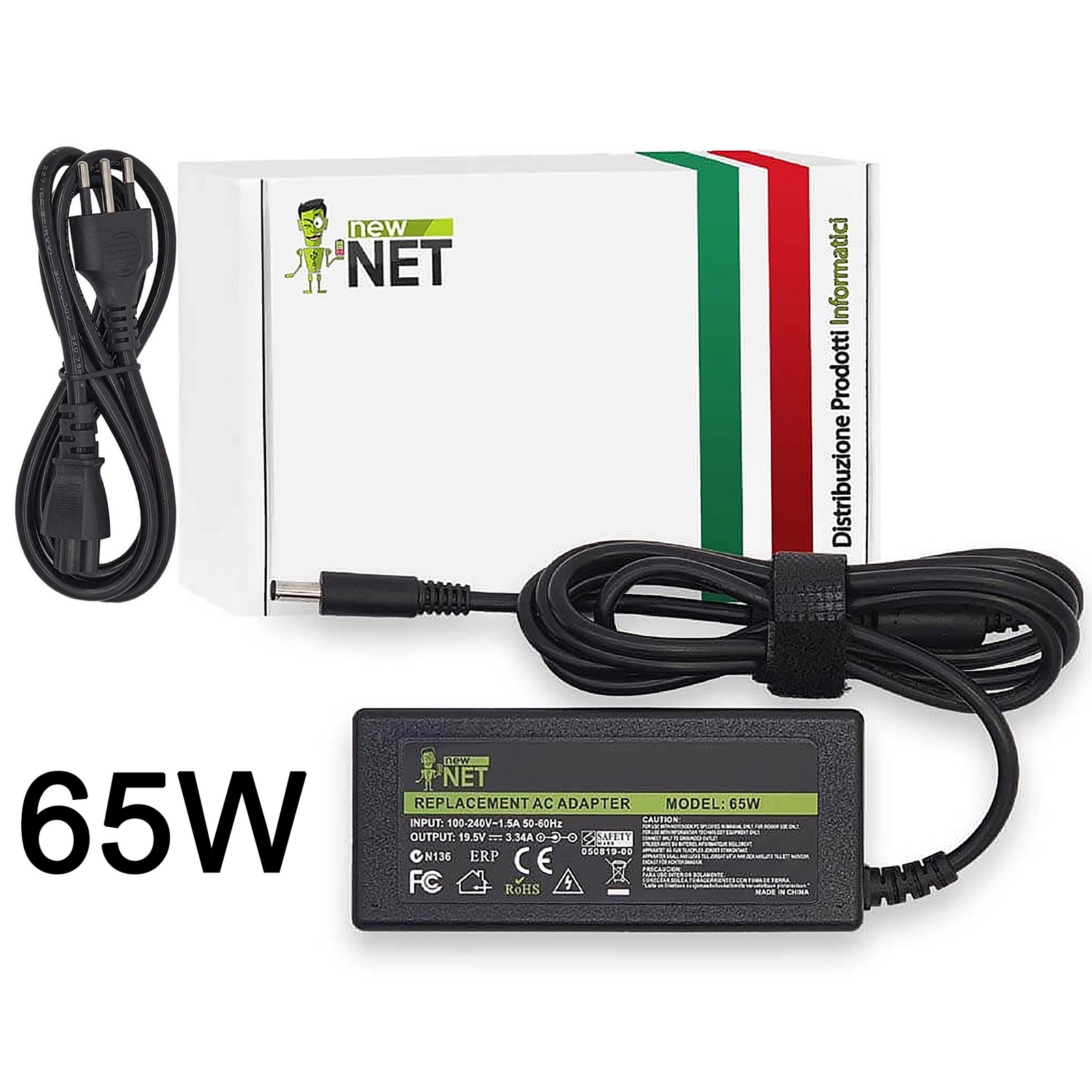 Charger Dell 19.5V 65W Inspiron 17 5755 5758 5759 5770 5775 5765 5767 ...