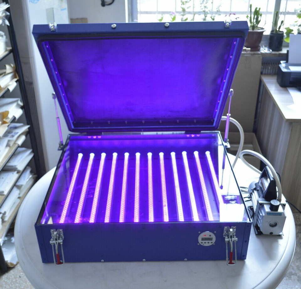 Tabletop Vacuum LED Exposure Unit 20"*24" UV Exposure Unit w/Timer | eBay