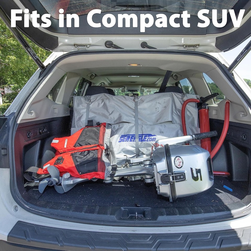 Sea Eagle 437ps PaddleSki Inflatable 2 Person Self Sailing Catamaran ...