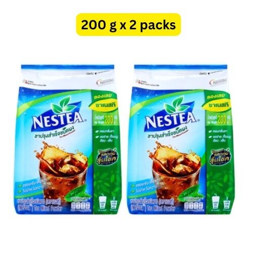 2 x Nestea Unsweetened Instant Tea Powder No Sugar Hot Cold Drink ...