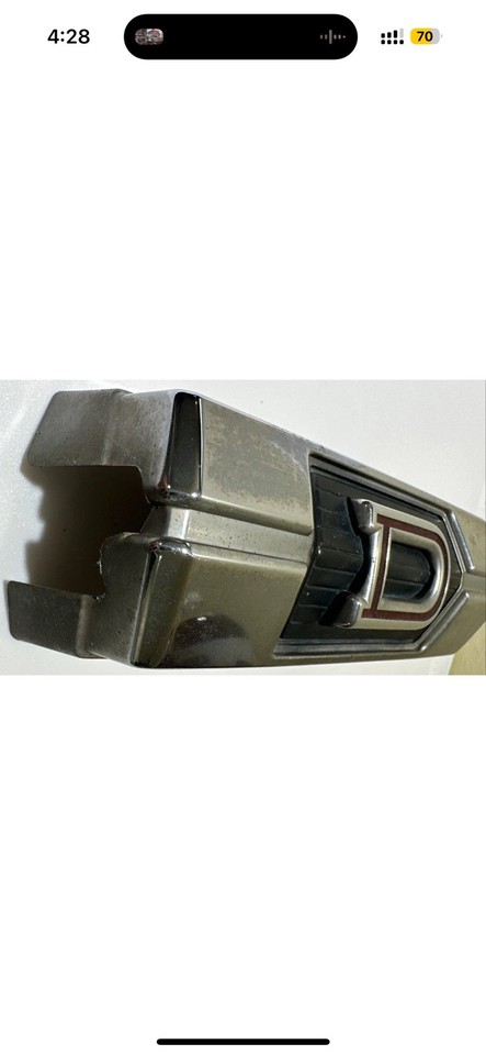 🚙 1979 1980 Datsun 210 Grill Center Emblem OEM Vintage RARE Cap D Logo ...