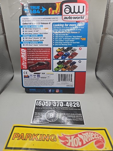 AW Auto World Ultra Red Chrome 1986 Dodge Conquest TSi Chase Diecast ...