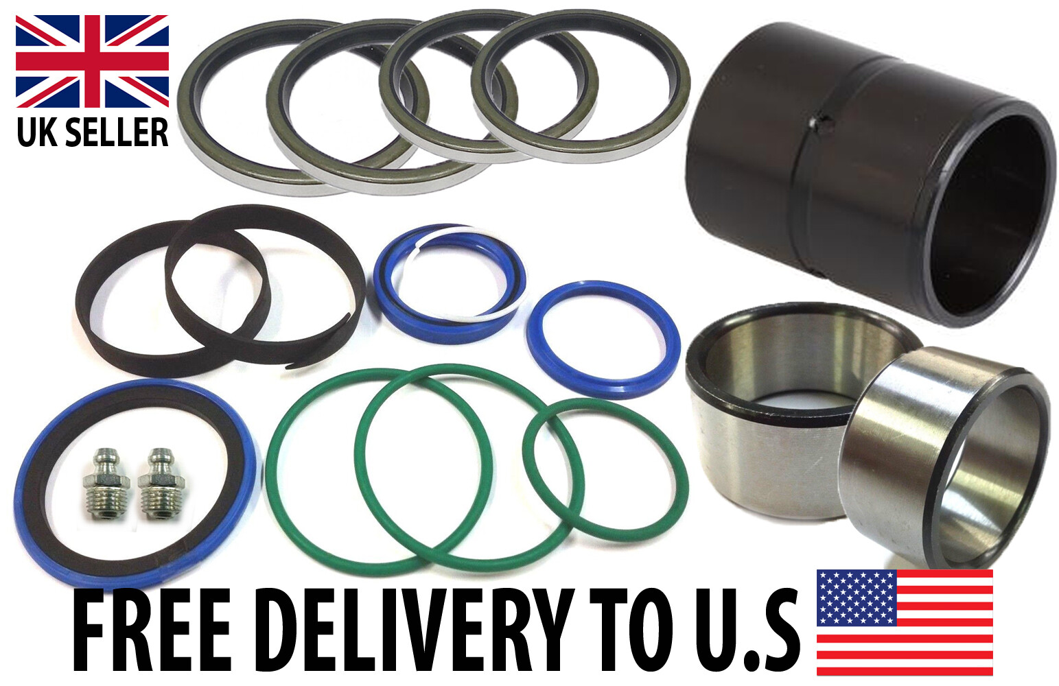 JCB PARTS - DIPPER RAM REPAIR KIT WITH SEAL KIT (809/00179 991/20023 ...