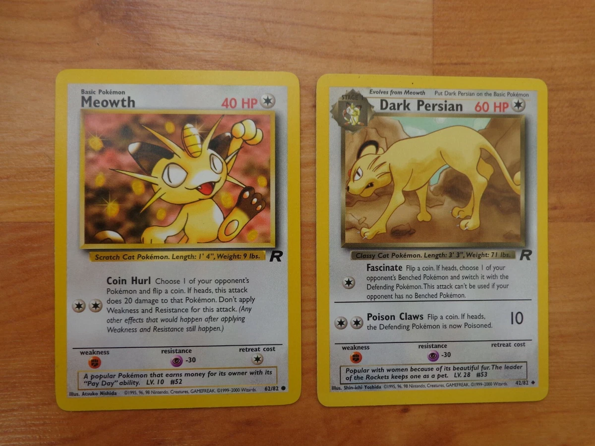 Meowth Evolution Card