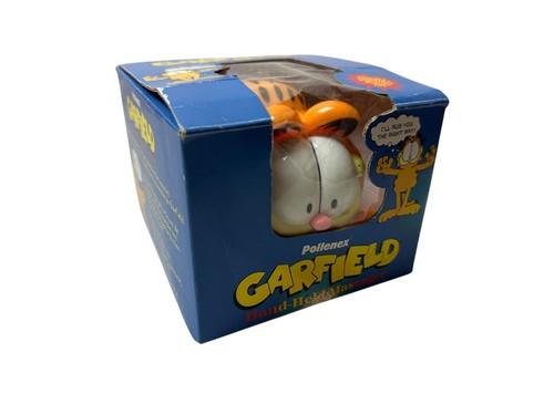 NEW VINTAGE COMPLETE GARFIELD THE CAT PAWS POLLENEX HAND HELD MASSAGER ...
