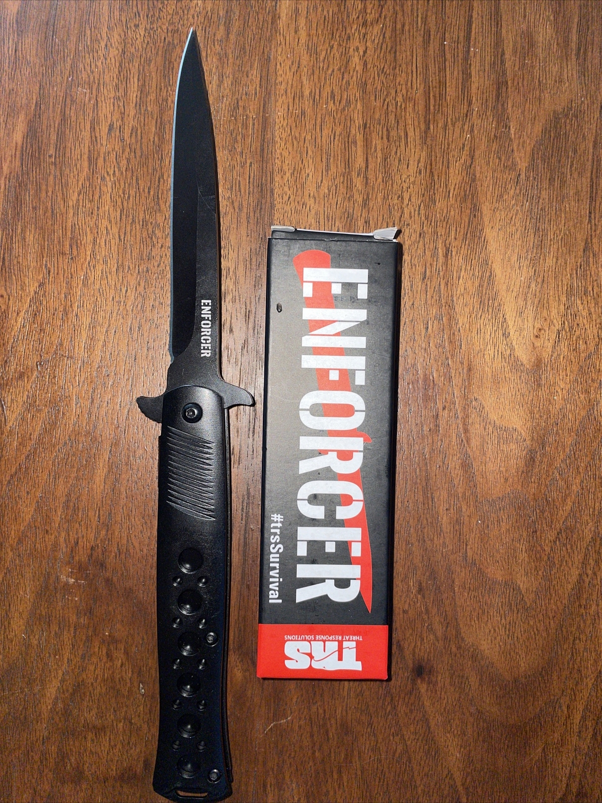 TRS Enforcer Stiletto Folding Knife Q12101 | eBay