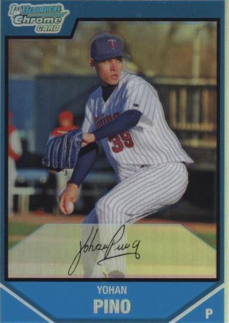 2007 Bowman Chrome - Prospects Yohan Pino #BC24 Refractor /500 (RC) for ...