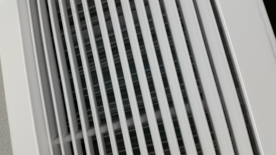 25RL Titus Steel Return Grille 30 Degree Deflection 1/2" blade spacing ...