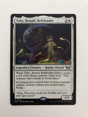 Toby Beastie Befriender MTG Magic the Gathering Card NM Near Mint DSK ...