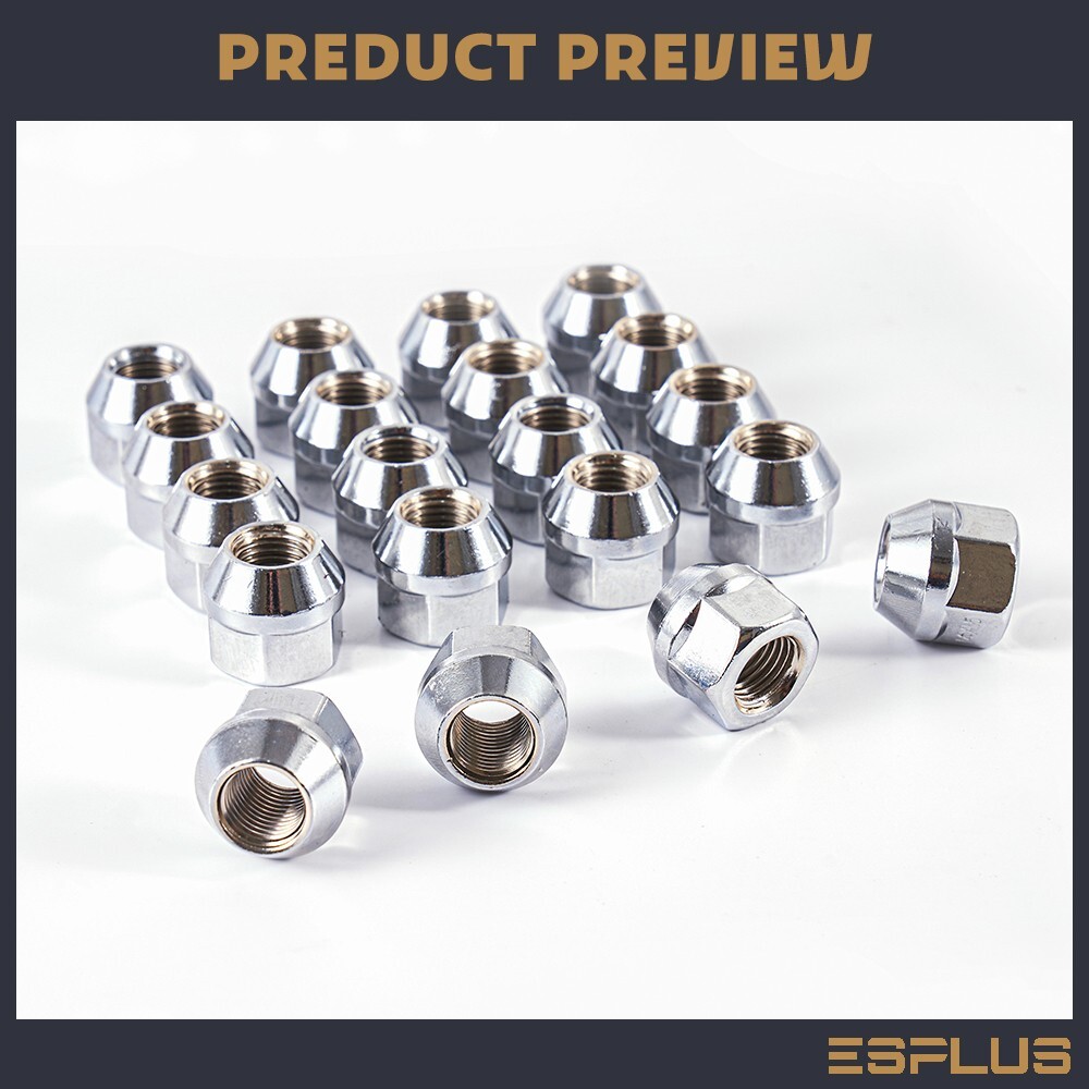 16 Pc Toyota Open End Lug Nut M12x1.5 Fit 4-Lug Corolla/Prius/Yaris W ...