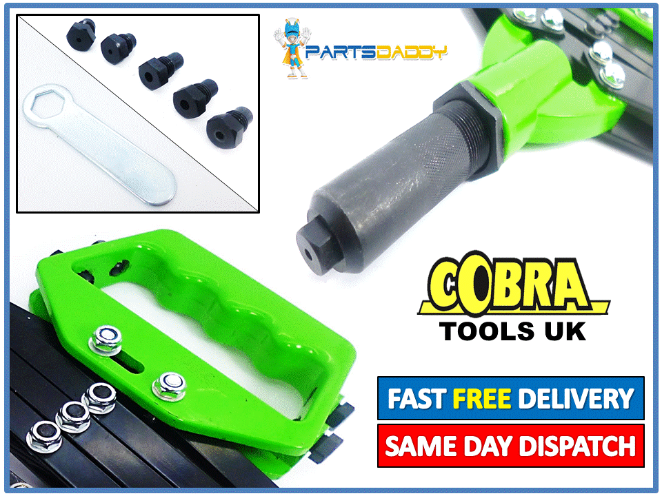 32" HEAVY DUTY LAZY TONGUE TONG HAND RIVETER POP RIVET GUN + 320 RIVETS ...