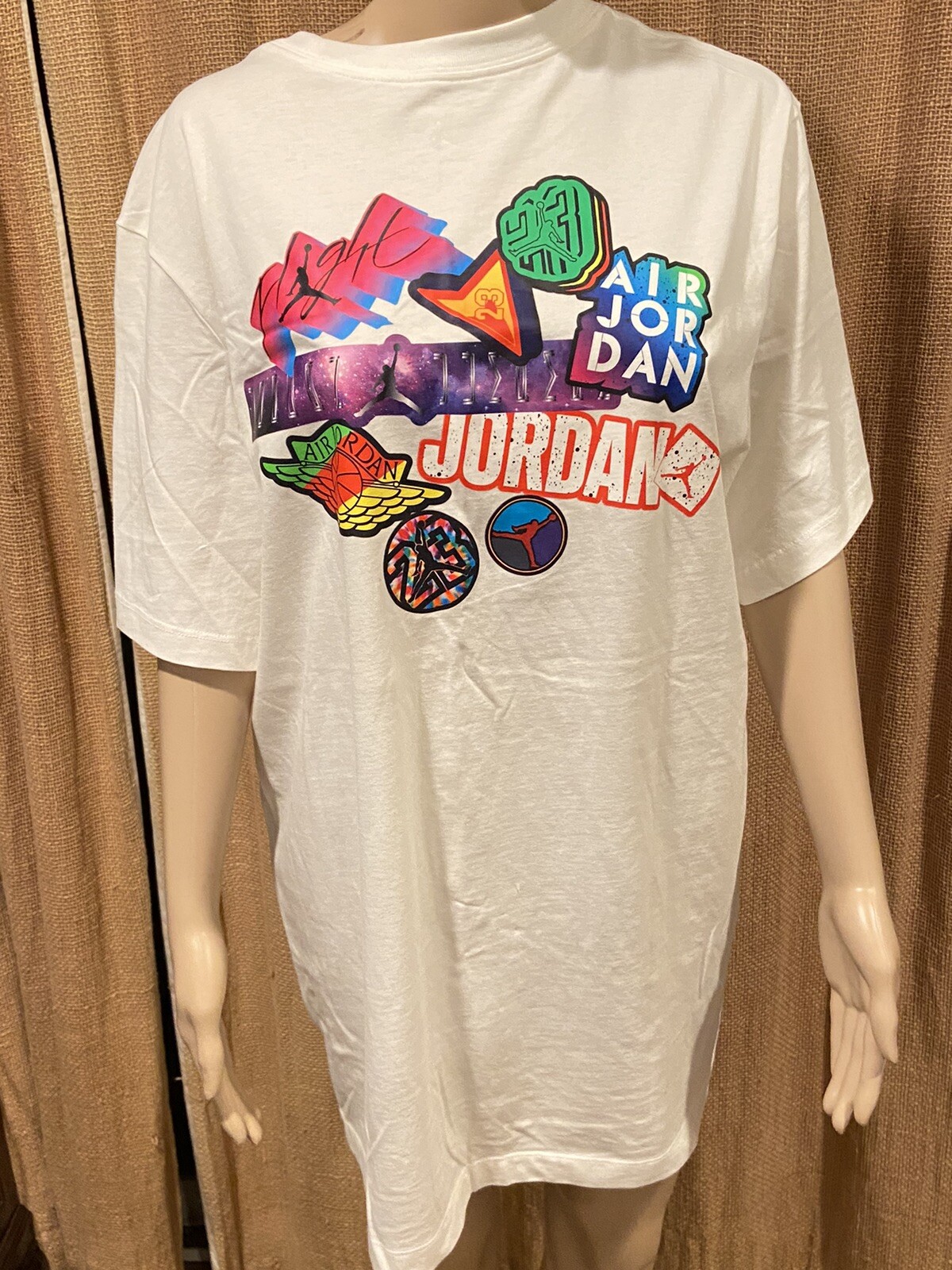 Nike Air Jordan STICKER JUMPMAN Logos White. size XL … - Gem