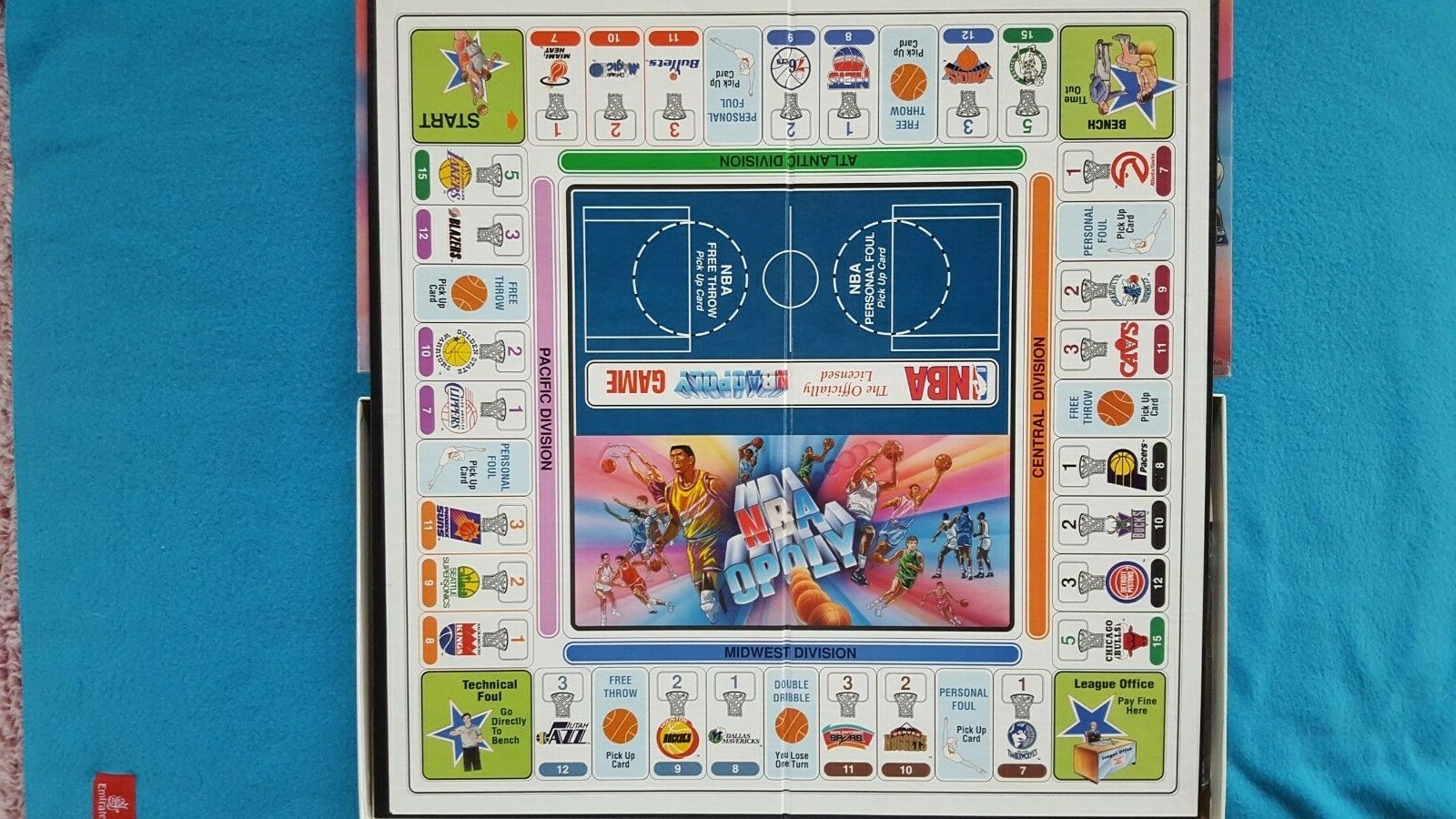 Vintage NBA Monopoly NBAopoly Board Game Basketball | eBay