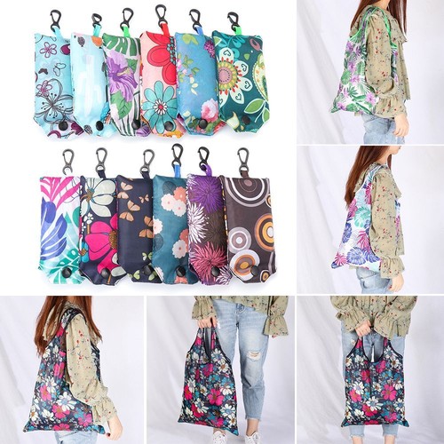 Recyclable Polyester Storage Bag Groceries Tote Reusable Pouch Shopping ...