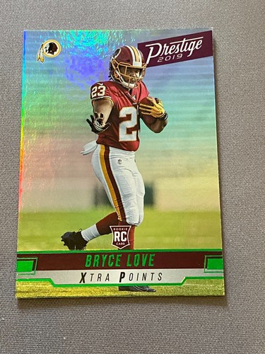 Bryce Love 2019 Panini Prestige Xtra Points Green #271 RC Washington ...