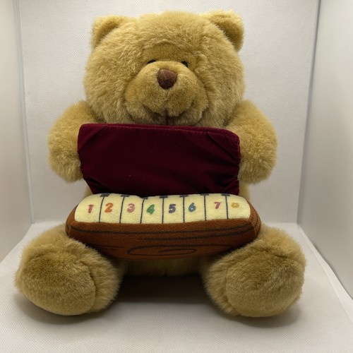 Tormont 2001 Pete The Piano Plush Teddy Bear Musical Keyboard Stuffed ...