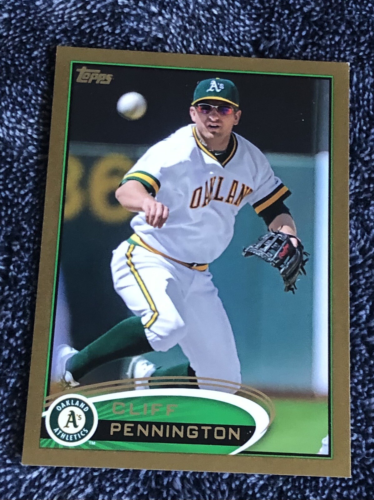 2012 Topps Gold Cliff Pennington /2012 Oakland Athletics #530 | eBay