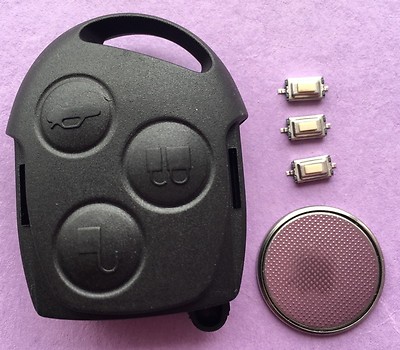 Repair Kit for Ford Mondeo Focus Fiesta Ka Puma 3 Button Remote Key Fob ...