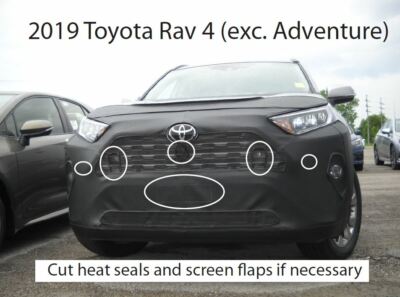 Lebra Front End Mask Cover Bra Fits TOYOTA RAV4 2019-2025 19-25 See ...