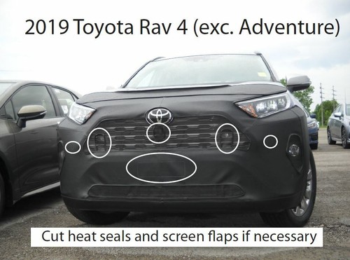 Lebra Front End Mask Cover Bra Fits TOYOTA RAV4 2019-2025 19-25 See ...