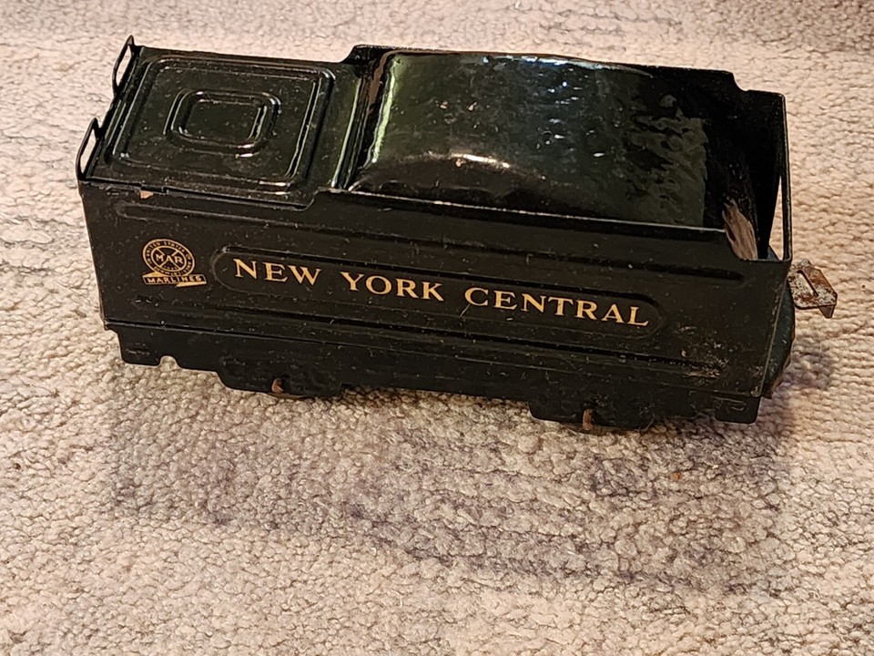 Vintage 1950's Marx Mechanical Train Set Tin Wind Up Train Set W/Box ...