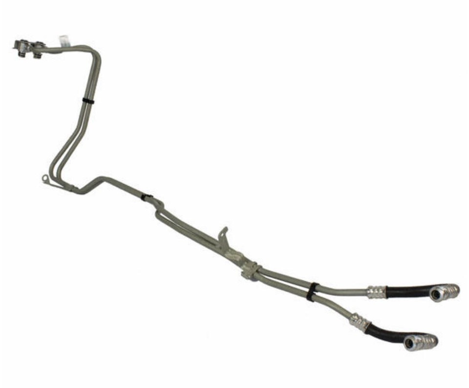 OEM NEW 12-14 Ford F150 5.0L Transmission Oil Fluid Lines w/ AUX Cooler ...