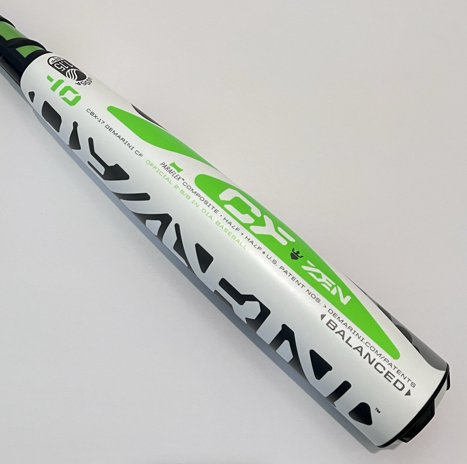 2017 DeMarini CF Green Zen 29/19 CBX-17 USSSA Baseball Bat green goat ...