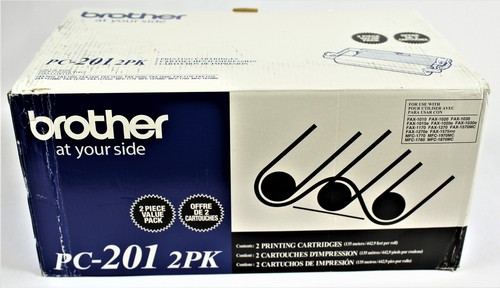 Brother PC-201 Ink Toner Cartridge Black 2Pack | eBay