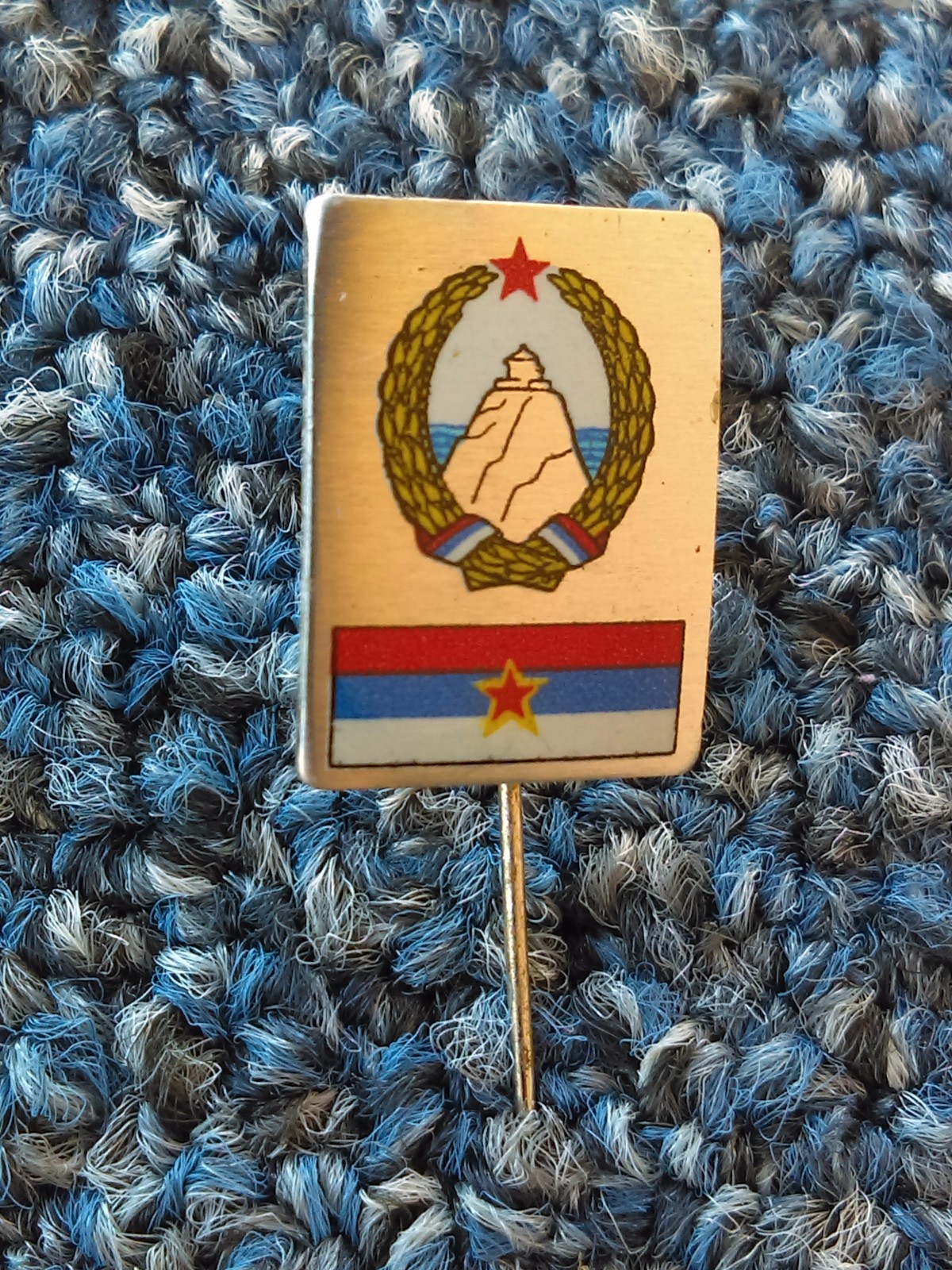 Coat of Arms & flags of the Socialist Republic of Montenegro Yugoslavia ...