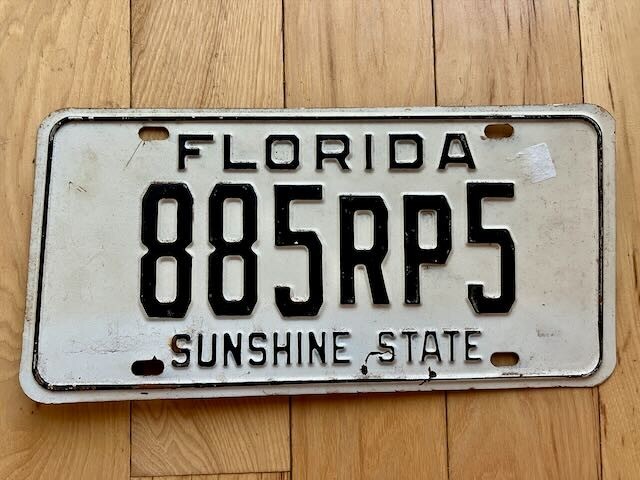 1977 Florida Real Property License Plate | eBay